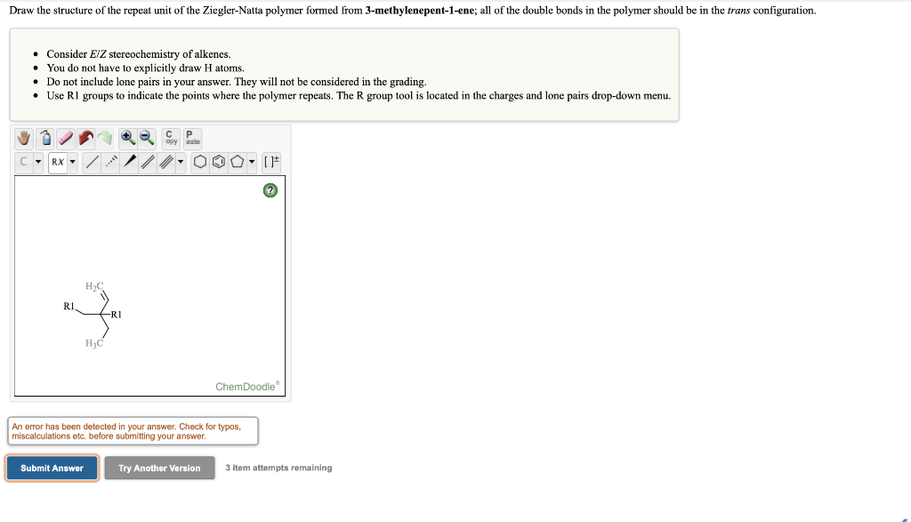 Please help me draw the repeating unit for the | Chegg.com