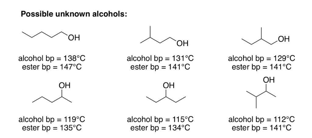 Solved Determine the alcohol by interpreting the proton | Chegg.com