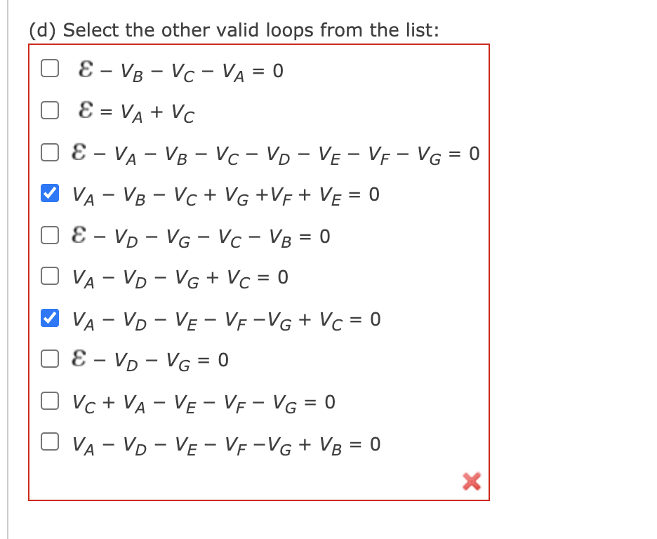 Solved (a) What is the correct equation for Kirchhoff's | Chegg.com
