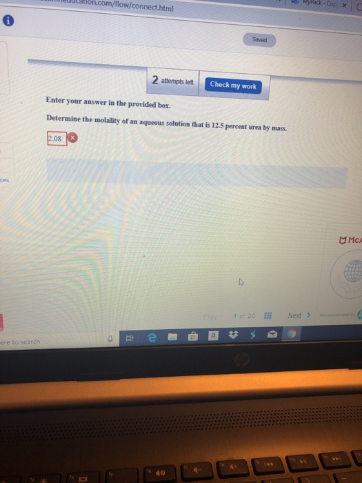 Solved euulation.com/flow/connect.html Saved 2 attempts let | Chegg.com