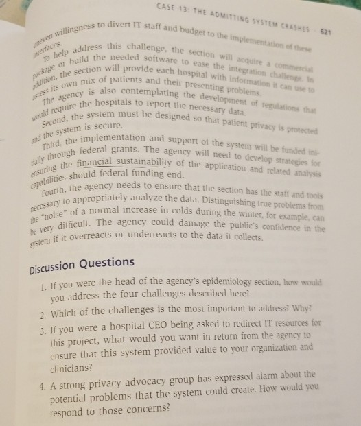 Solved Major themes: IT strategy; system implementation | Chegg.com