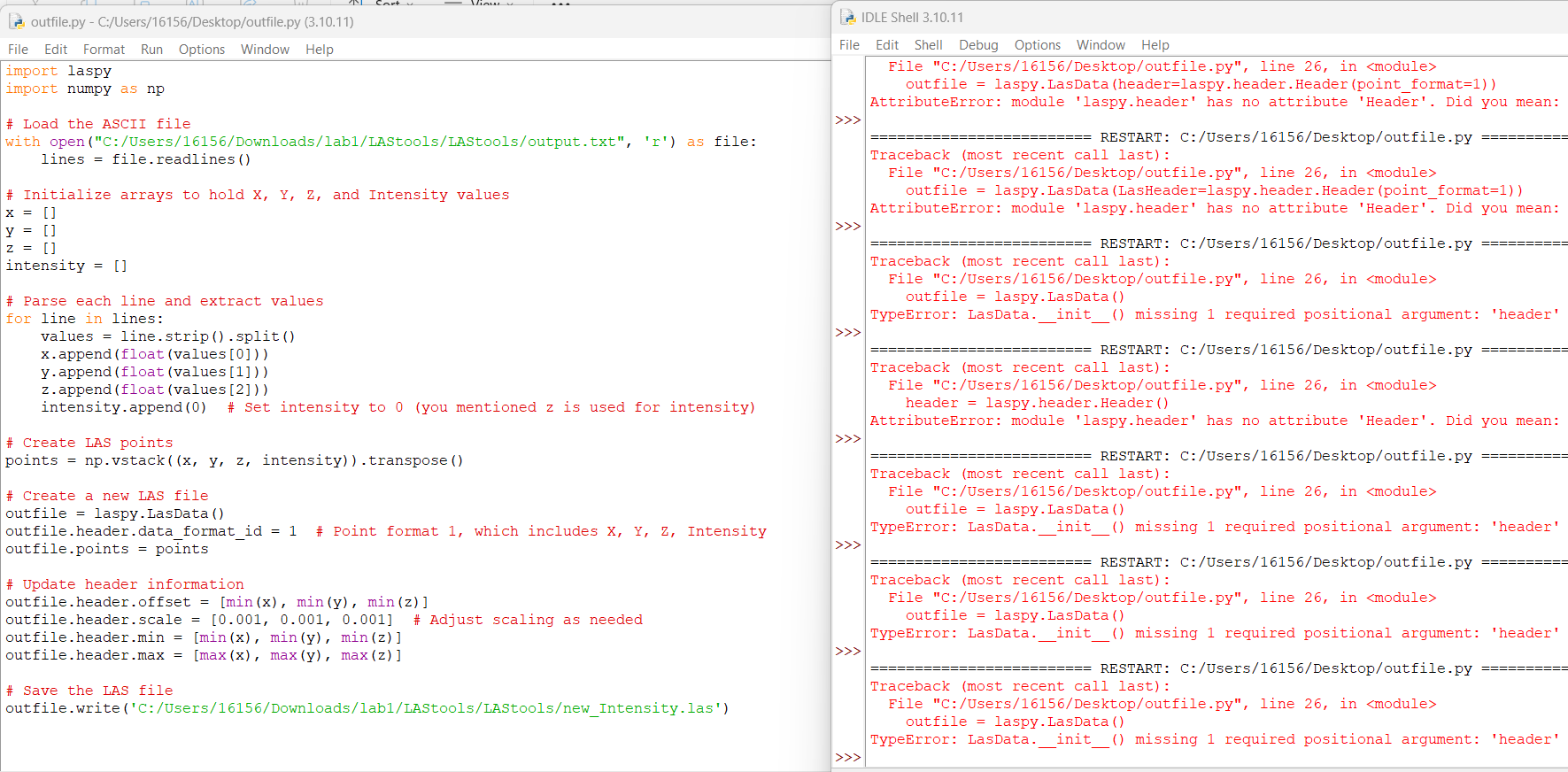 Solved A outfile.py - C:/Users/16156/Desktop/outfile.py | Chegg.com