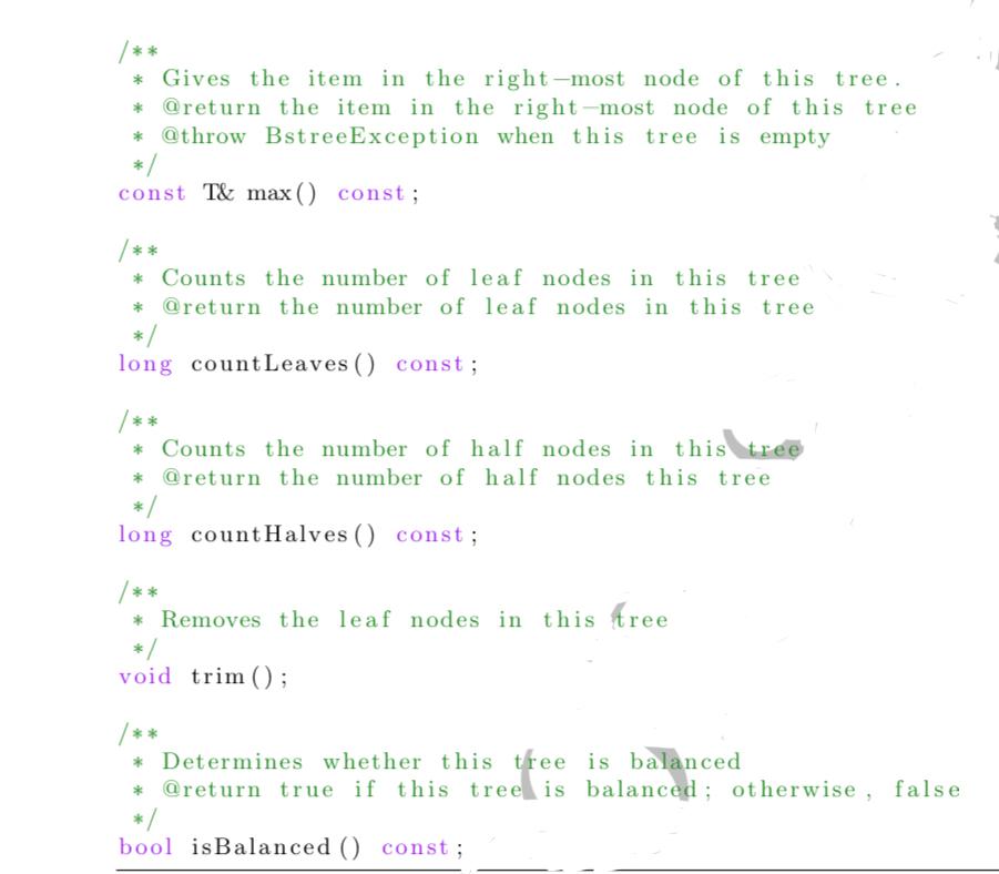 Solved Listing 2: Additional Private Functions/* Gives the | Chegg.com