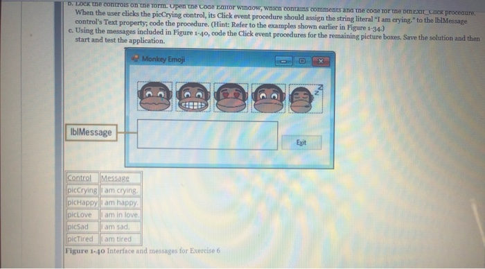 Solved Open the Emoji Solution.sln file contained in | Chegg.com