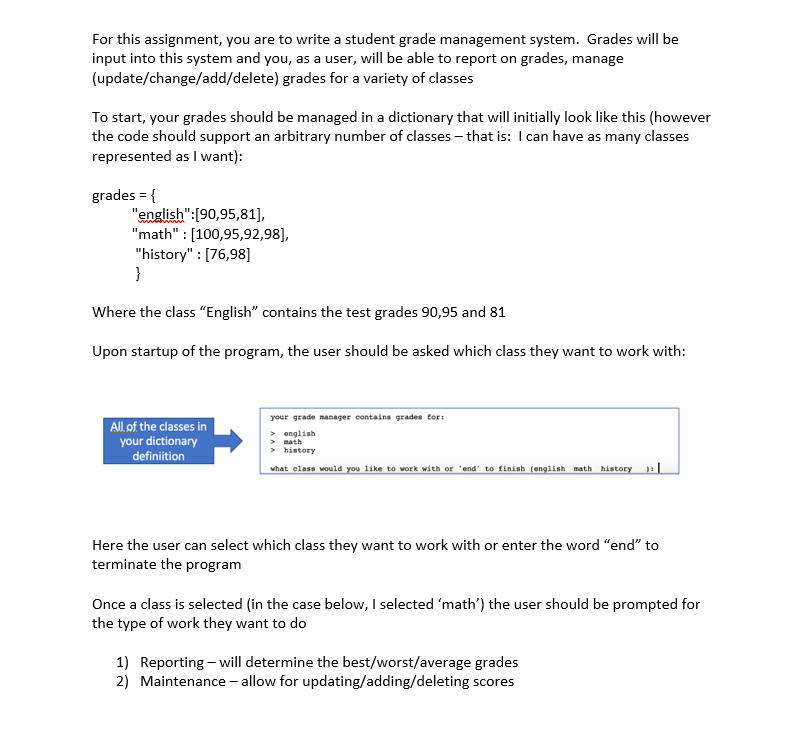 Solved For this assignment, you are to write a student grade | Chegg.com