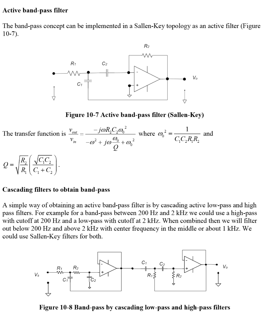 Solved Exercise 10 5 Band Pass Filter Using Matlab Consider