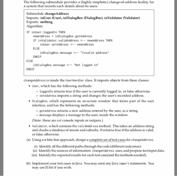 Solved The following submodule provides a highly simplistic) | Chegg.com