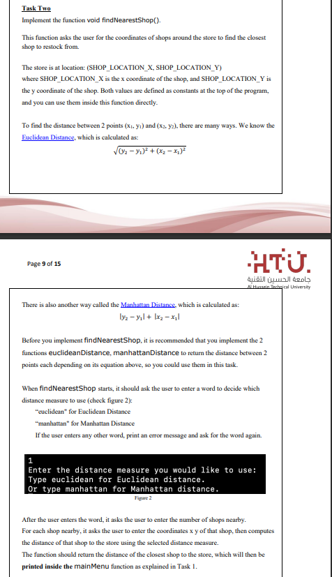 Solved Task Two Implement the function void find | Chegg.com
