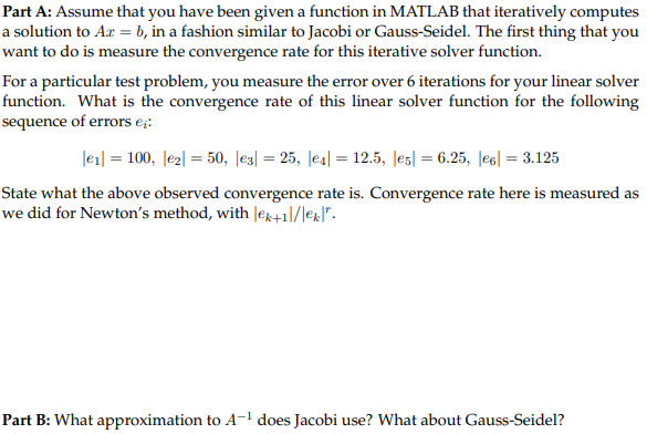 Solved Part A: Assume that you have been given a function in | Chegg.com