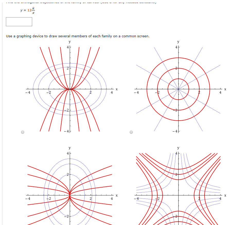 Solved y 12 Use a graphing device to draw several members of | Chegg.com