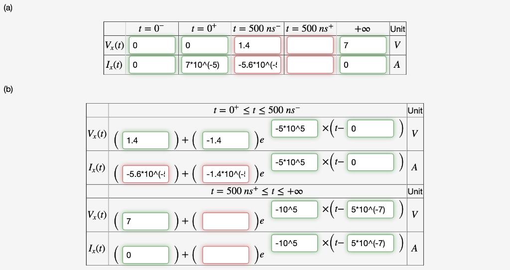 Solved The circuit is configured as below and after waiting | Chegg.com