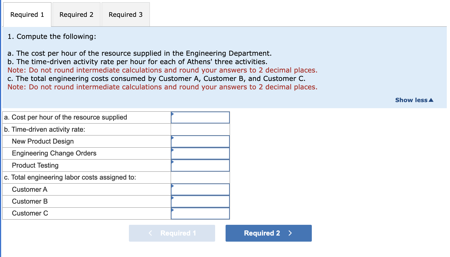 Athens Company is conducting a time-driven | Chegg.com
