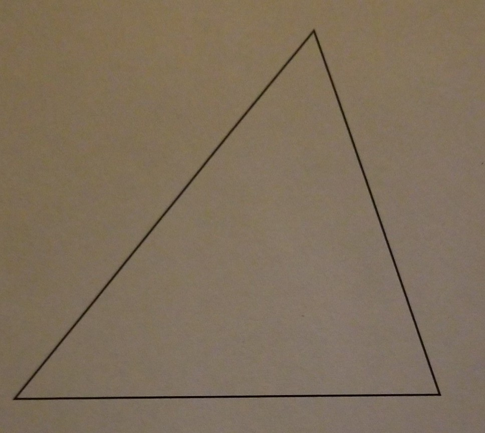 Given the triangle, inscribe a square in it so that | Chegg.com