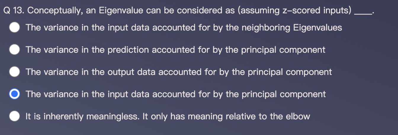 Solved 8. Conceptually, PCA corresponds to projecting the | Chegg.com