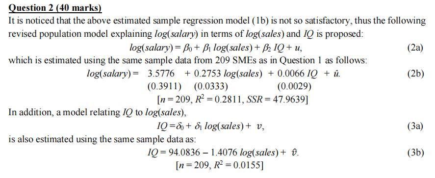 Solved Question 2 (40 marks) It is noticed that the above | Chegg.com