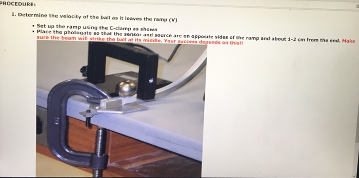 Solved LABORATORY EXERCISE FIVE INTRODUCTION: (projectile | Chegg.com