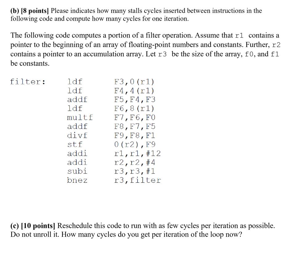 For this problem, assume that we have fully | Chegg.com