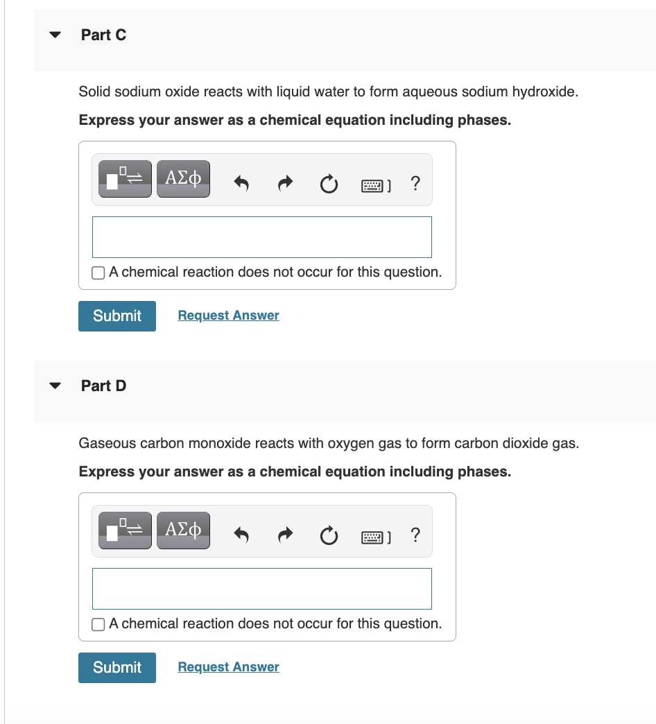 Solved Gaseous methane (CH4) reacts with oxygen gas to form | Chegg.com