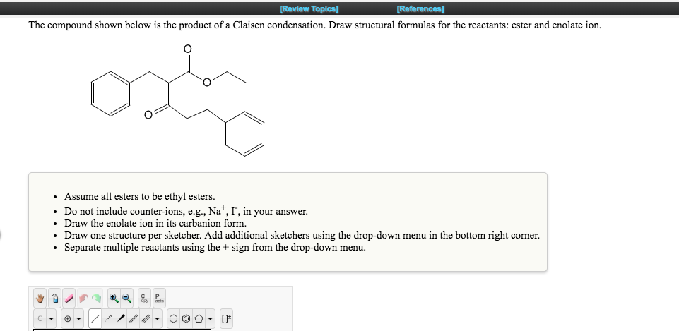 Solved Review Topics] The compound shown below is the | Chegg.com