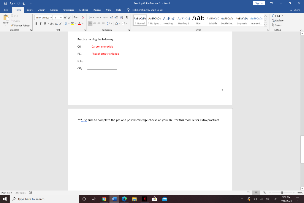 Solved I need some help with naming the 4. Not sure if I | Chegg.com