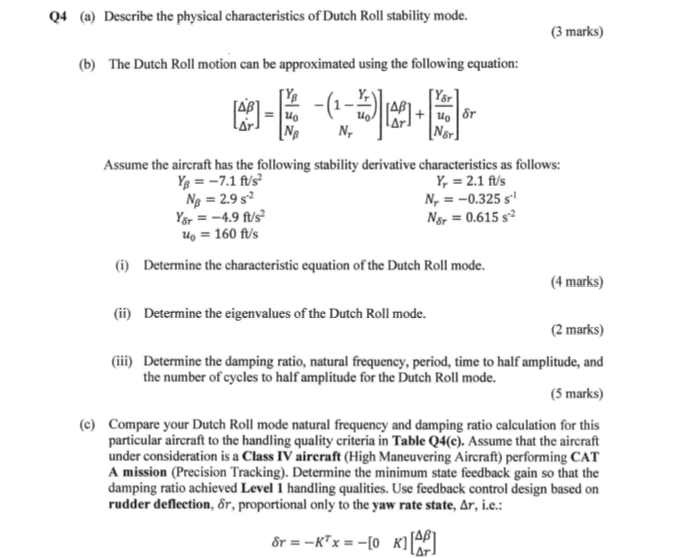 Q4 (a) Describe the physical characteristics of Dutch | Chegg.com