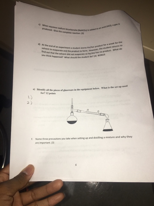 Solved 6. Technique would separate use. Laboratory technique | Chegg.com