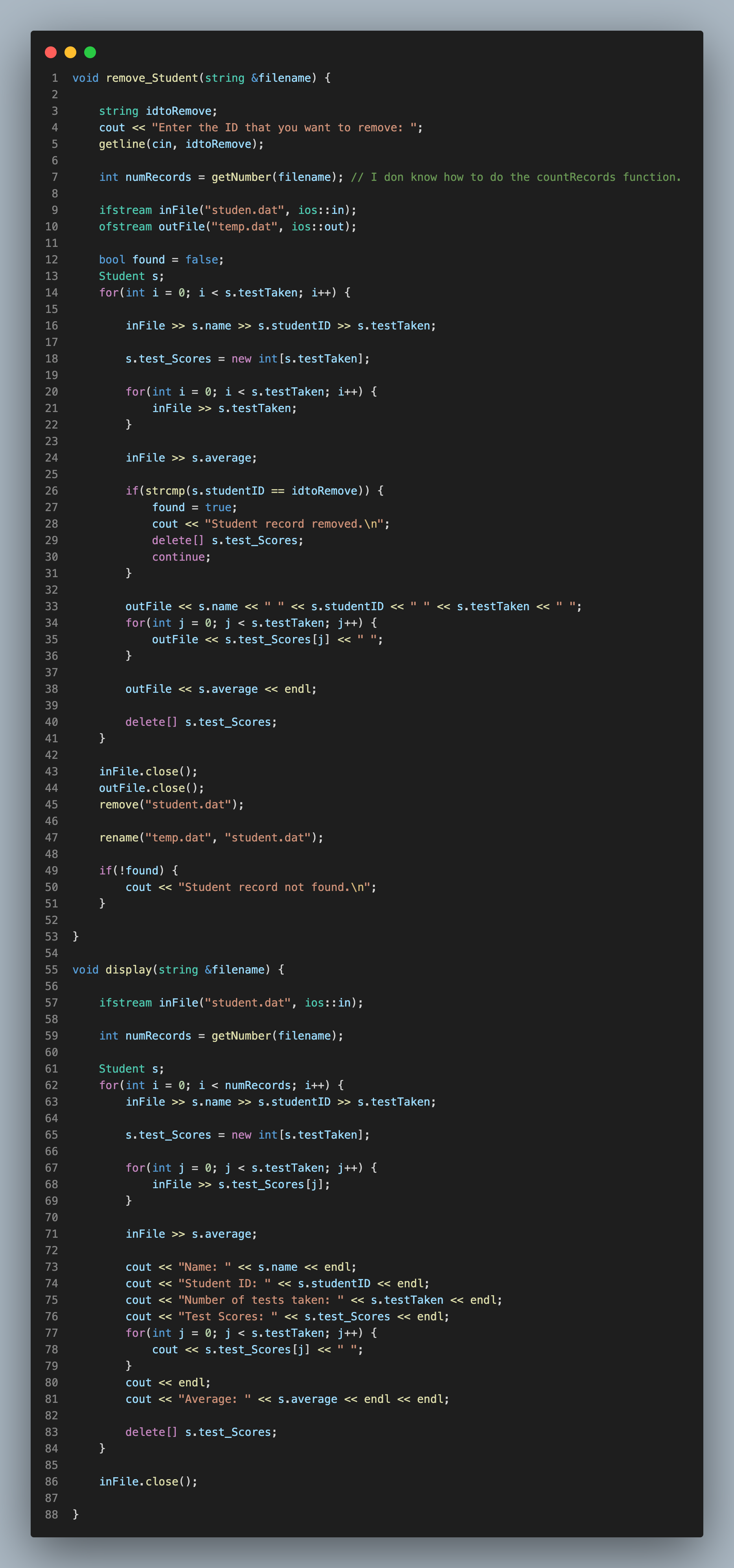 Solved NEED HELP IN C++ Declare and initialize the | Chegg.com