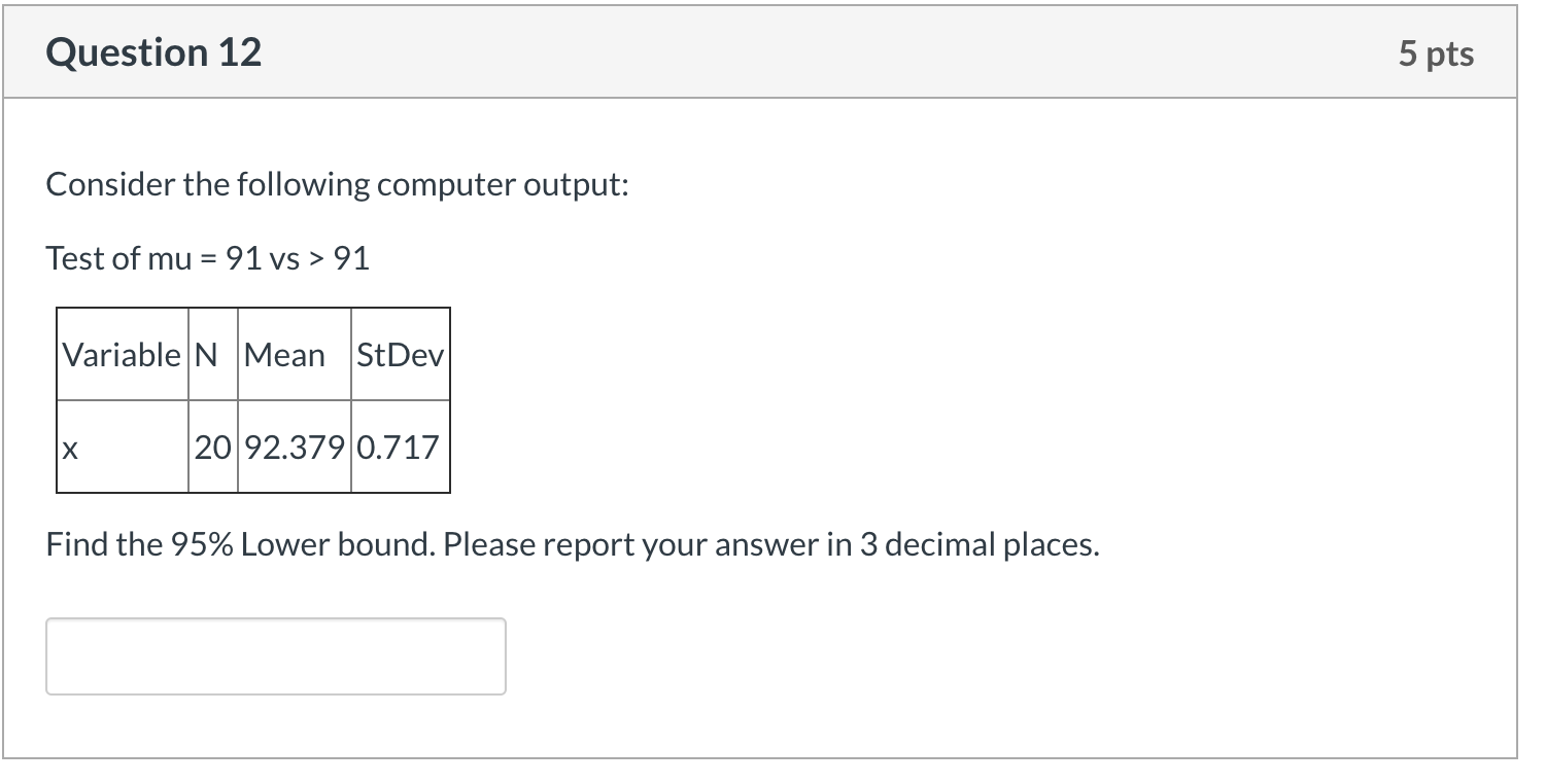 Solved Question 12 5 pts Consider the following computer | Chegg.com