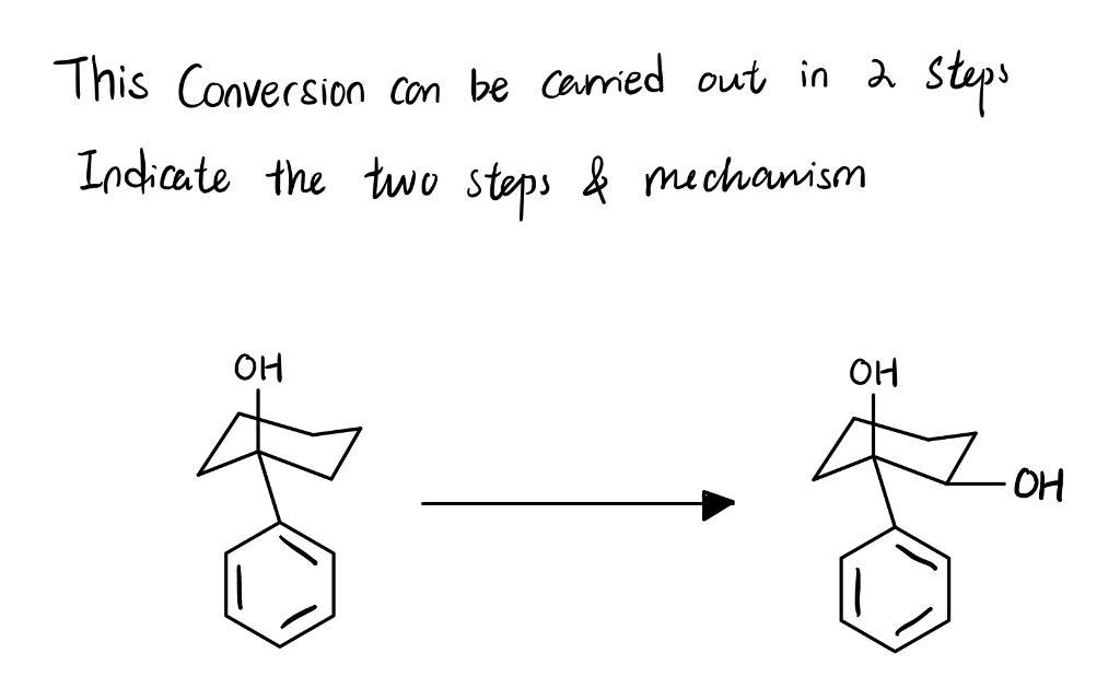 Solved This Conversion can be carried out in a steps | Chegg.com