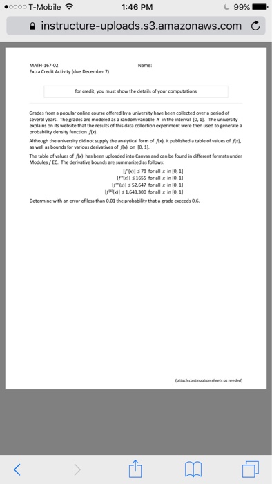 .oooo T-Mobile 令 1:46 PM 99% | Chegg.com