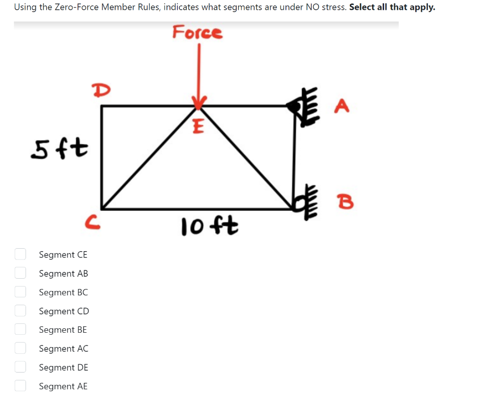 Solved Segment Ce Segment Ab Segment Bc Segment Cd Segment