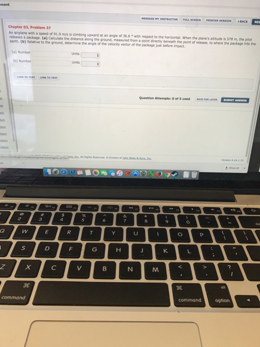 Solved PRINTER VERSION BACK Chapter 03, Problem 37 An | Chegg.com