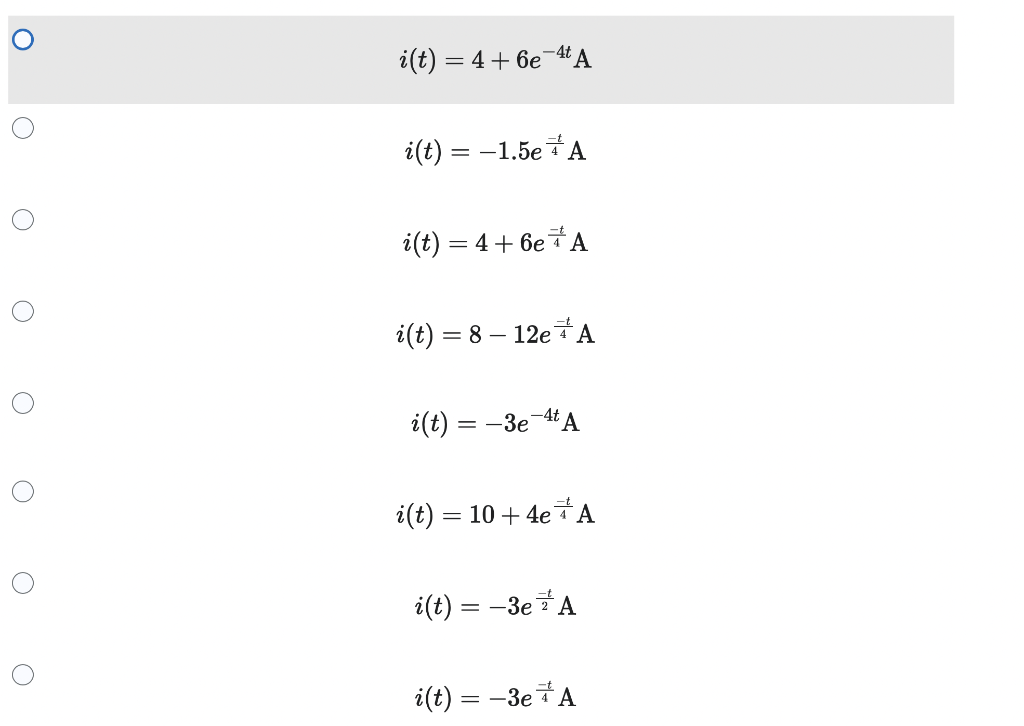 Solved The switch in the figure below has been in position a | Chegg.com