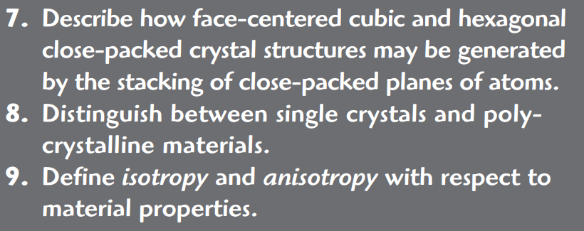 Solved 7. Describe how face-centered cubic and hexagonal | Chegg.com