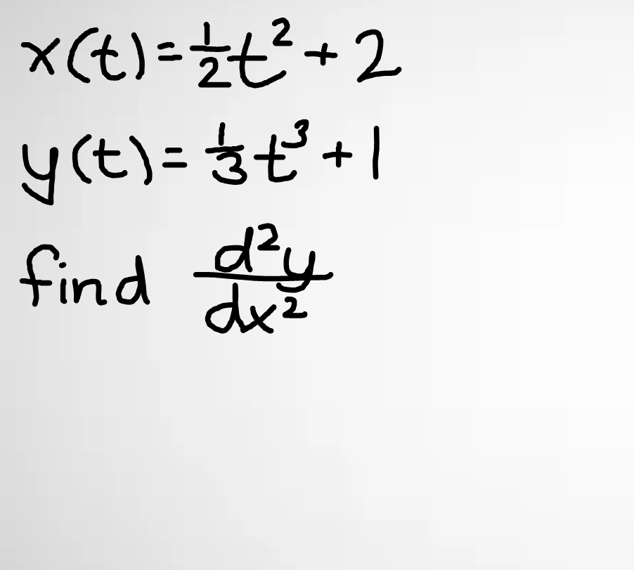 Solved \\( \\begin{array}{l}x(t)=\\frac{1}{2} t^{2}+2 \\\\ | Chegg.com