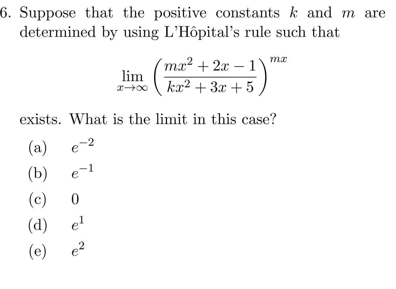 Suppose that the positive constants k ﻿and m | Chegg.com