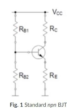 Solved npn Biasing Design the circuit shown in Fig. 1 | Chegg.com