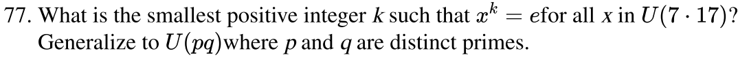Solved 77. What is the smallest positive integer k such that | Chegg.com