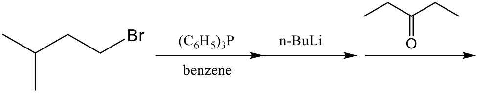 Solved Br (C6H5)3P n-Buli benzene | Chegg.com