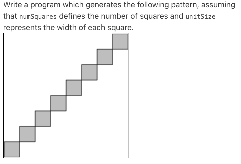 Solved Write a program which generates the following | Chegg.com
