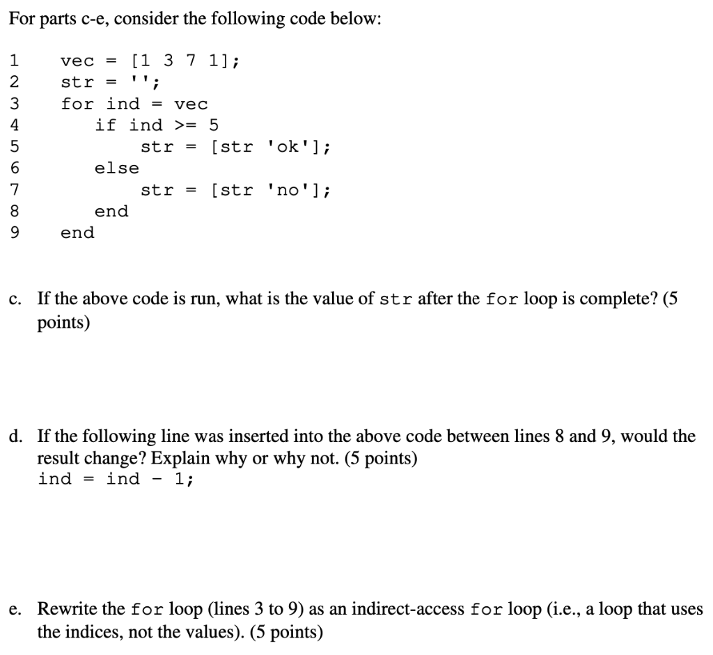Solved Problem 2. Answer the following tracing questions. | Chegg.com