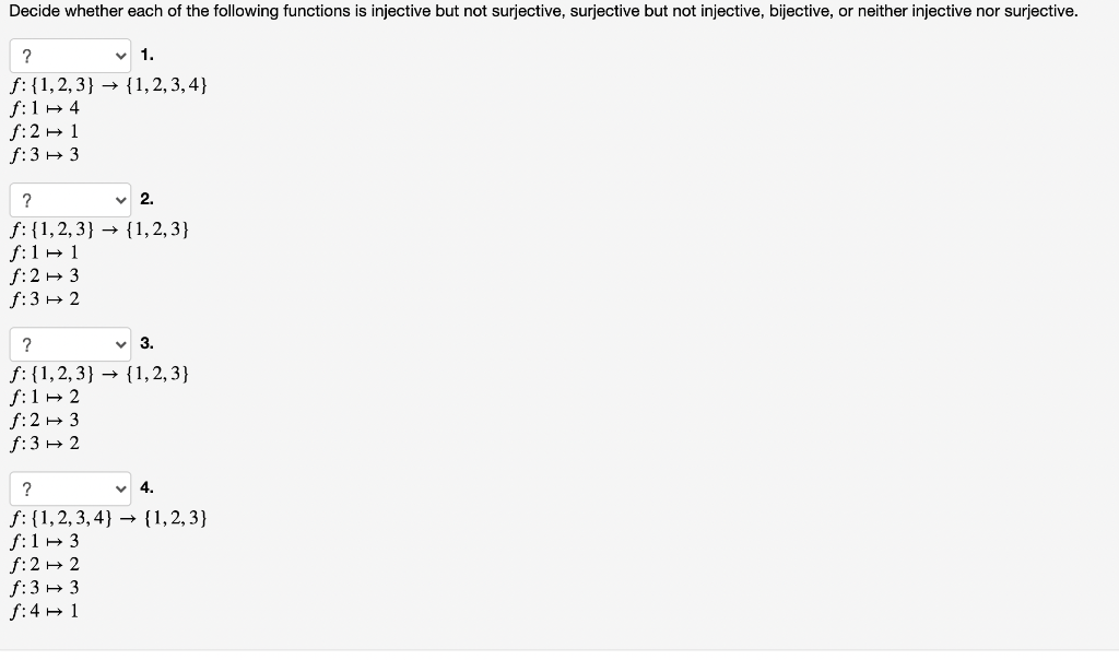 Solved Decide whether each of the following descriptions | Chegg.com