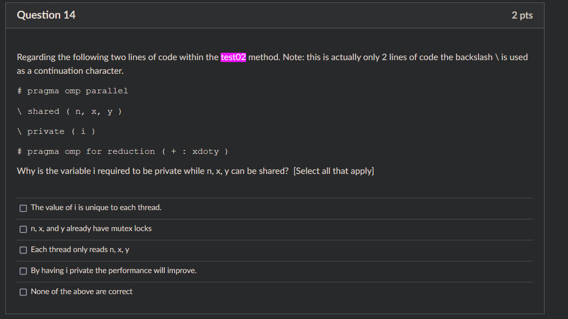 Solved Regarding the following two lines of code within the | Chegg.com