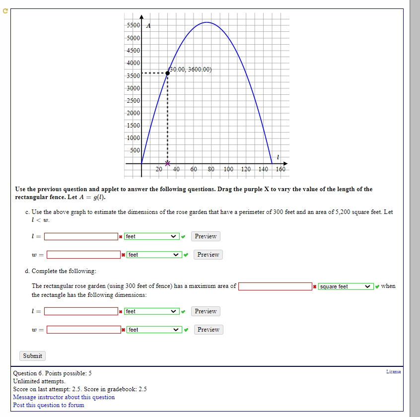 Solved A gardener is designing a rectangular planter for a | Chegg.com
