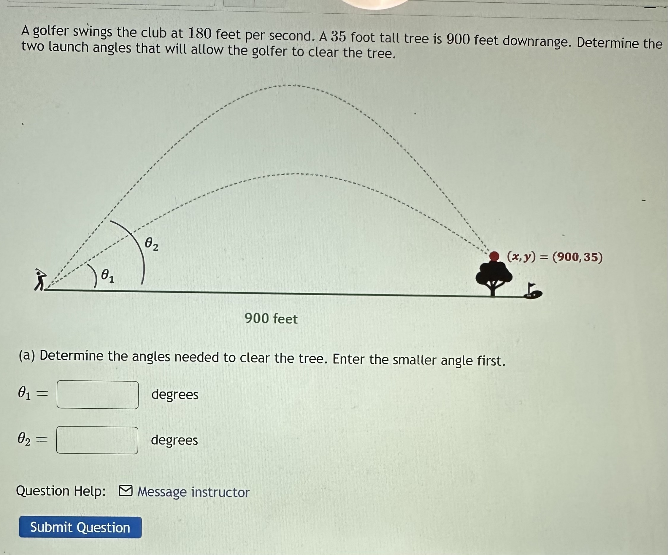 Solved A golfer swings the club at 180 feet per second. A 35 | Chegg.com