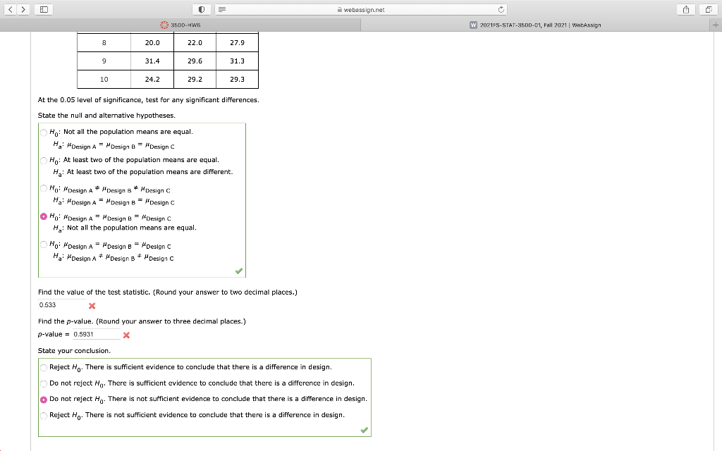 Solved D webassign.net S 350D.HW5 W 2021FS-STAT-8500-67, | Chegg.com