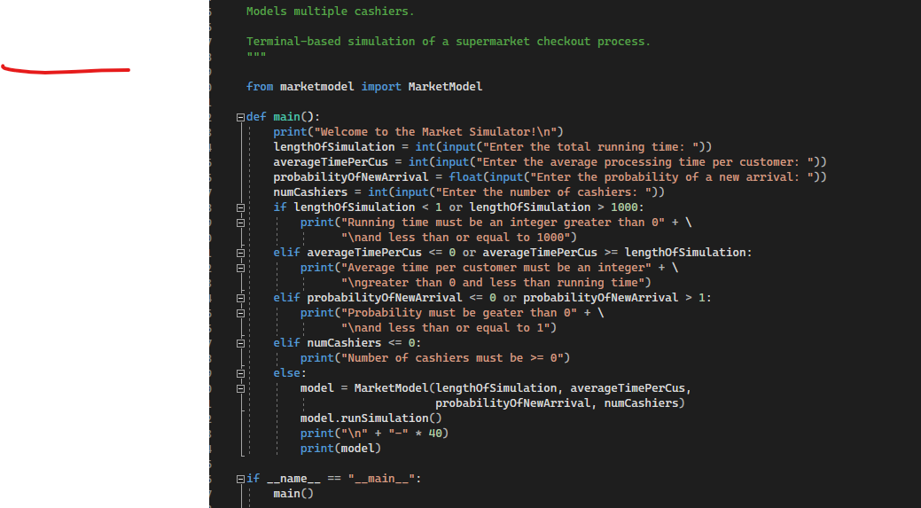 Models multiple cashiers.Terminal-based simulation of | Chegg.com
