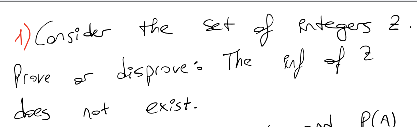 Solved Consider the set of integers z.Prove or disprove: The | Chegg.com