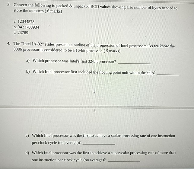 Solved Computer Architecture Syst 26671 Assignment 4 1 
