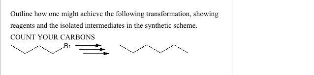 Solved Outline how one might achieve the following | Chegg.com